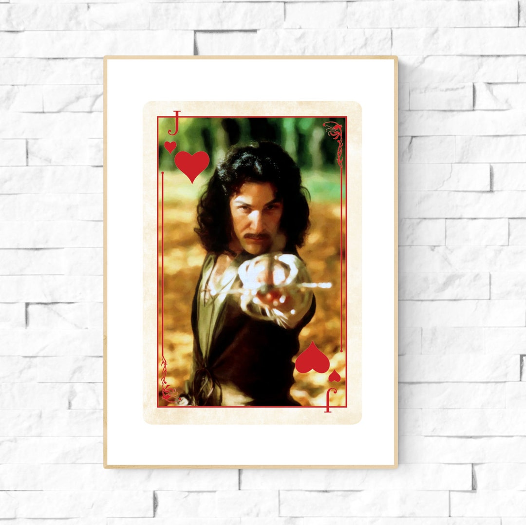 Inigo Montoya Jack of Hearts the Princess Bride Poster. Princess Bride ...