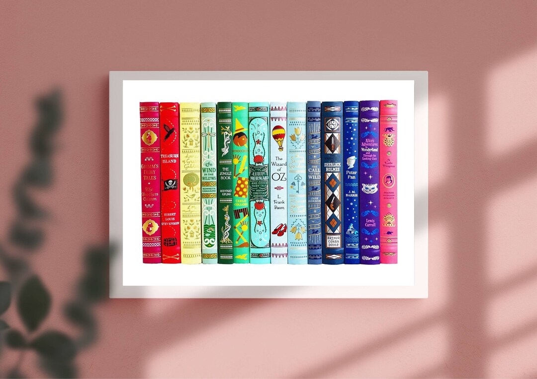 Classic Children's Book Collection Poster - Etsy