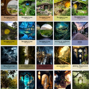 Vales of Anduin Print Lord of the Rings Fan Middle-earth Wall Art. LOTR ...