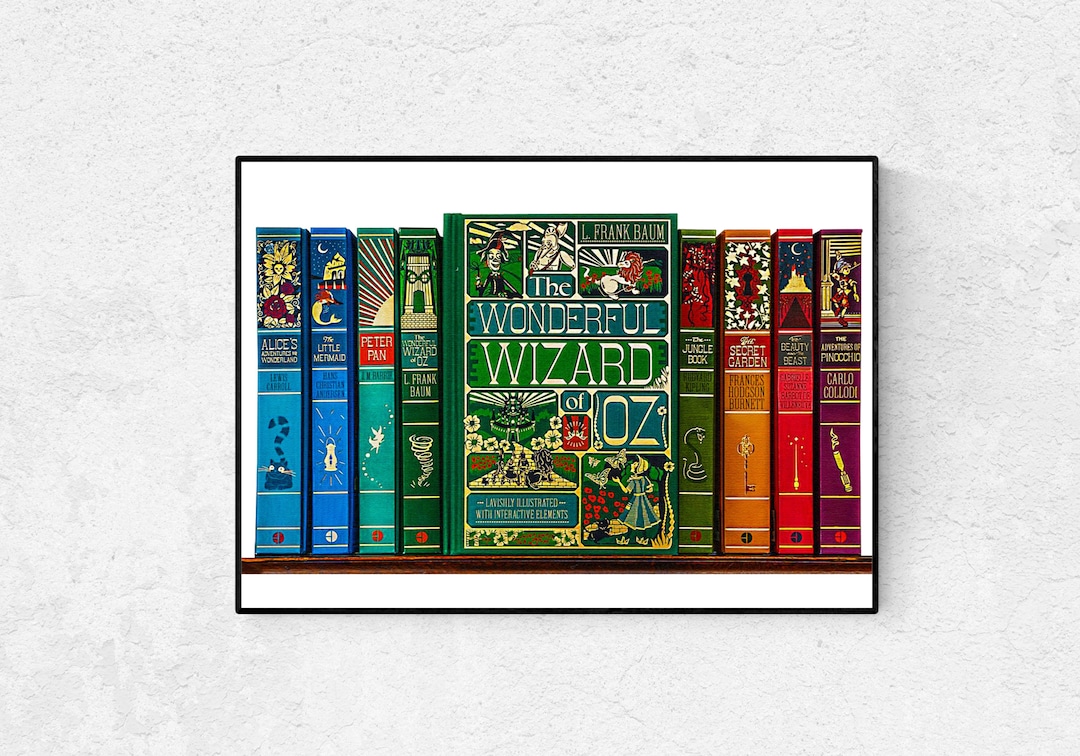 Classic Children's Book Collection Poster - Etsy
