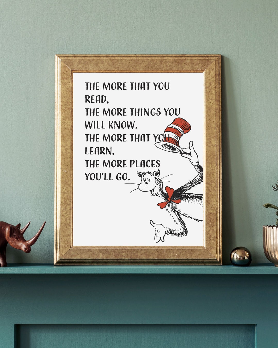 Cat In The Hat Dr Seuss Quote Print Home Decor Print Nursery Print Wall Cat In The Hat Dr Seuss Quote Print Home Decor Print Nursery Print Wall