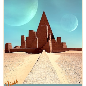 Dune Frank Herbert Arrakeen City on the Desert Planet Arrakis Poster ...