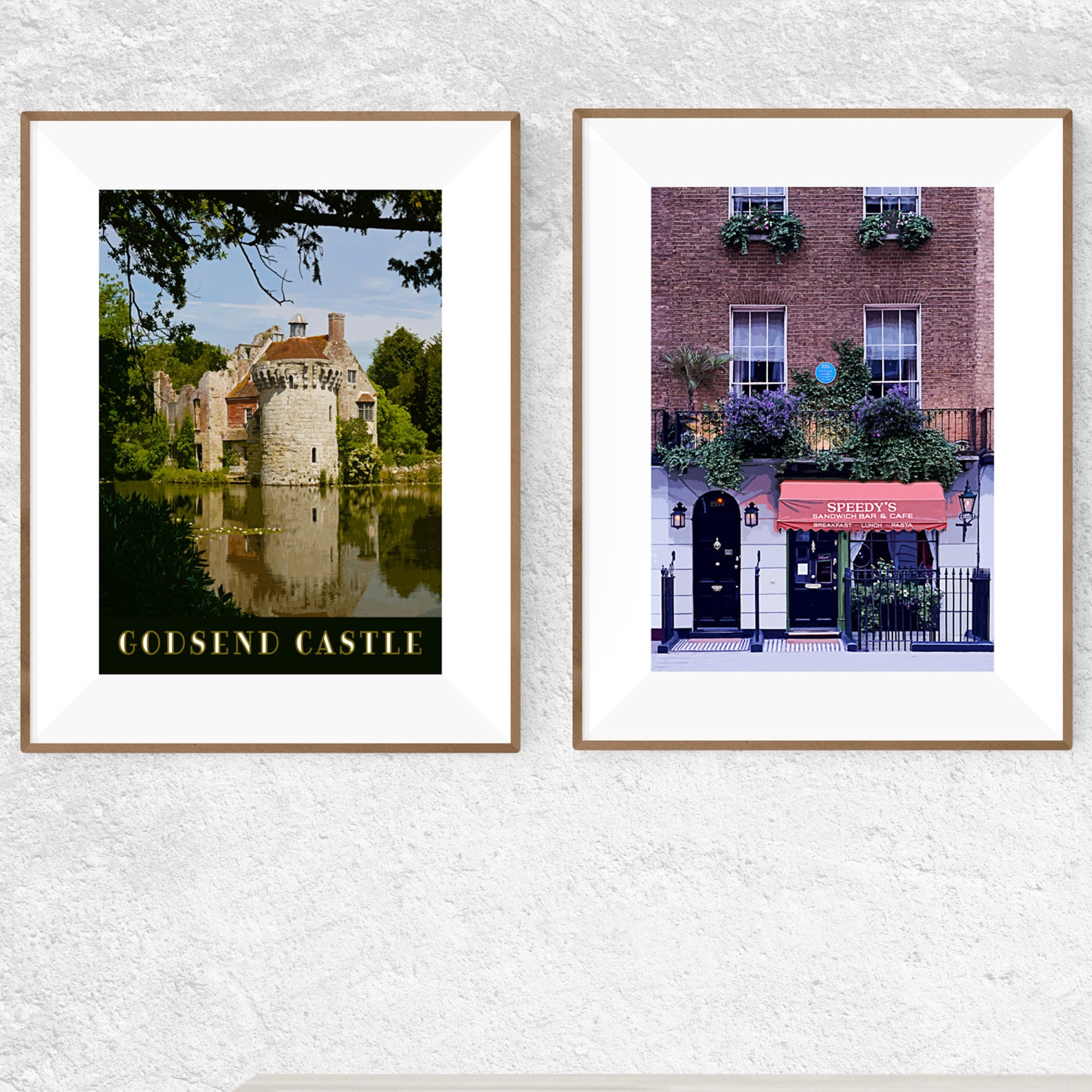 221B Baker Street Art Print. Fictional Addresses Sherlock Holmes Arthur ...