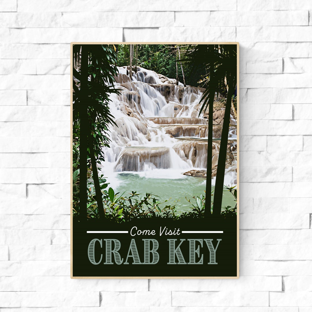 James Bond Travel Poster. Come Visit Crab Key. Dr No Island. Honey ...