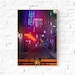 The Snake Pit Blade Runner Bar Poster. Los Angeles Blade Runner Neon ...