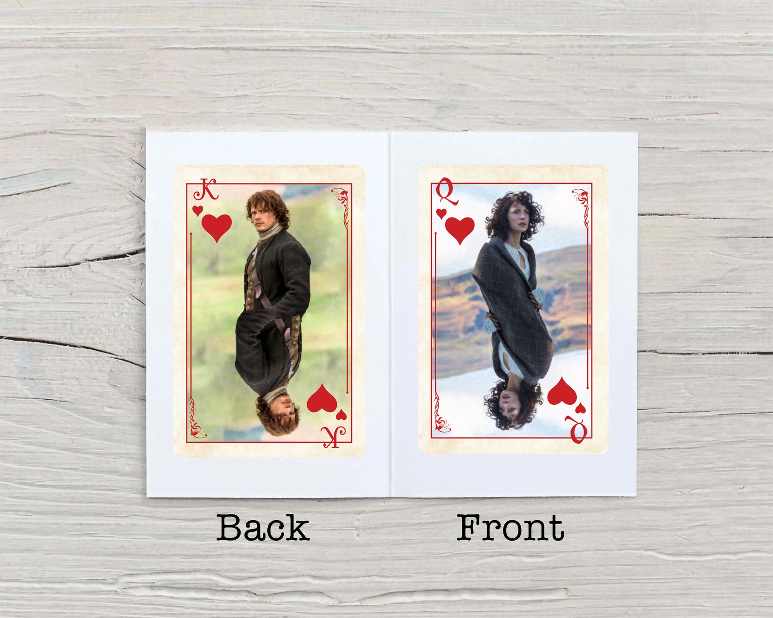 Outlander Poster Set. Jaime and Claire Fraser. Outlander Fan - Etsy