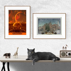 Gallifrey Travel Poster. Doctor Who Home of the Time Lords Art Print - Etsy