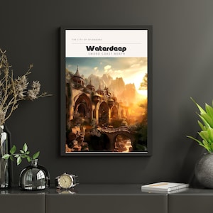 Set of 6 Fantasy Travel Posters | Dungeons & Dragons Art | Dnd ...