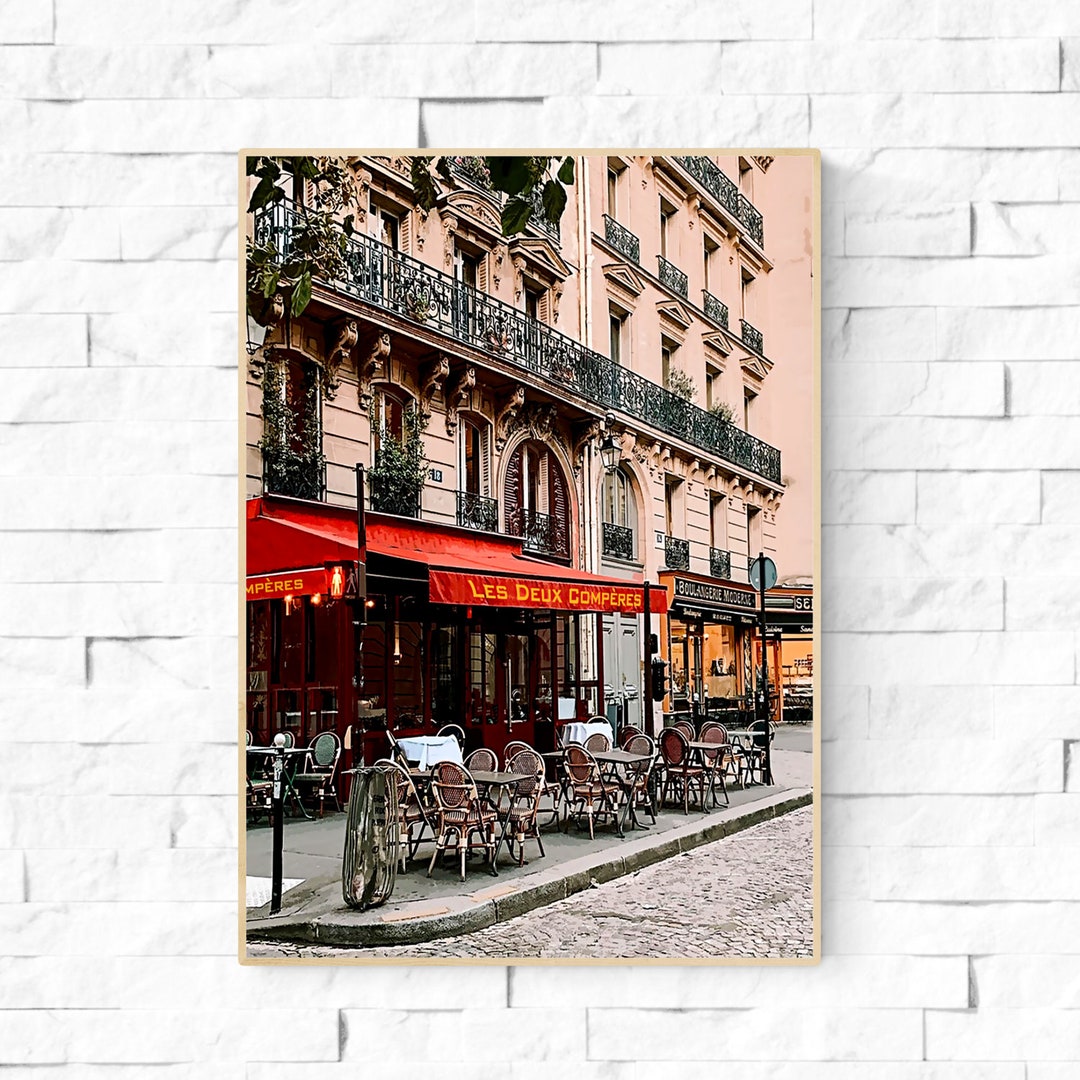 Emily in Paris Restaurant Poster. Les Deux Compères. Gabriel's ...