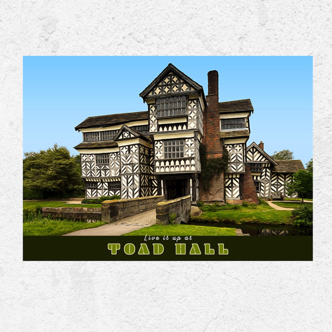 Toad Hall Poster. the Wind in the Willows Kenneth Grahame Wall Art - Etsy