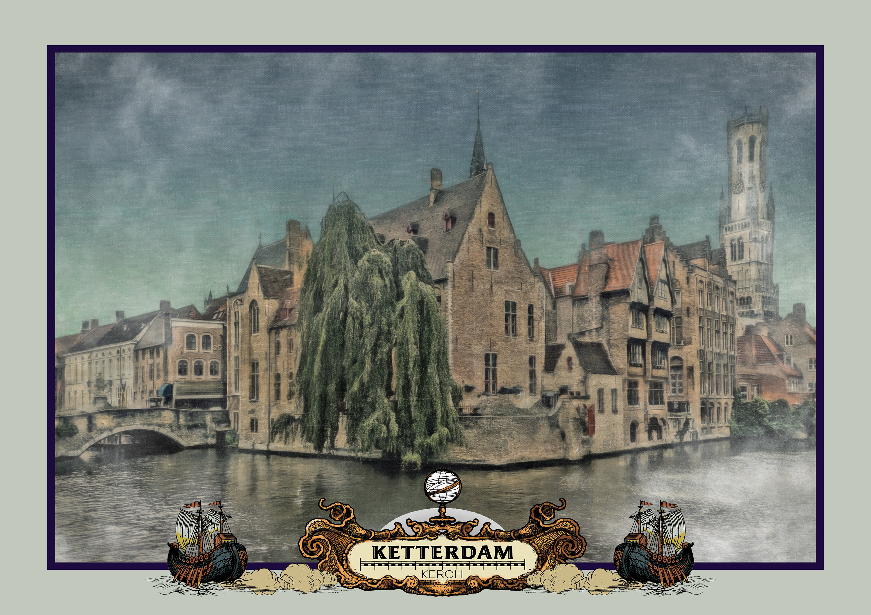 Six of Crows, Ketterdam, Kerch, Grishaverse, Travel Poster for ...