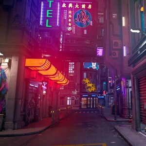 The Snake Pit Blade Runner Bar Poster. Los Angeles Blade Runner Neon ...