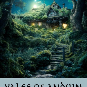 Vales of Anduin Print Lord of the Rings Fan Middle-earth Wall Art. LOTR ...