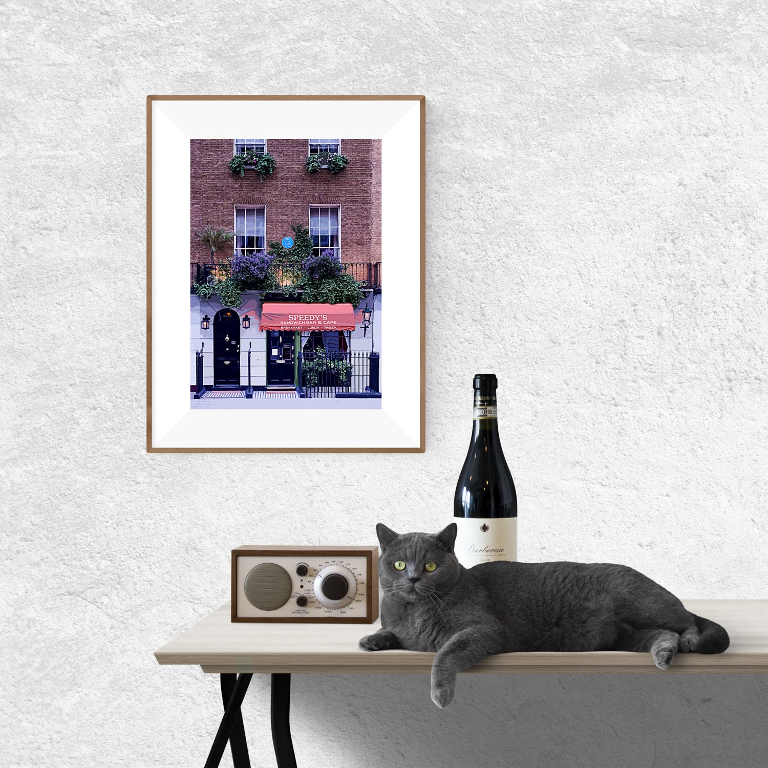 221B Baker Street Art Print. Fictional Addresses Sherlock Holmes Arthur ...