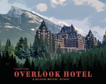 The Shining Overlook Hotel Original Hedge Maze Poster Art Print Horror ...
