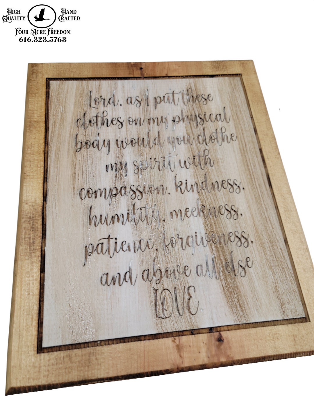 Prayer Wall Decore. Handmade, Wooden Plaque, Home Decor, Wall Art ...