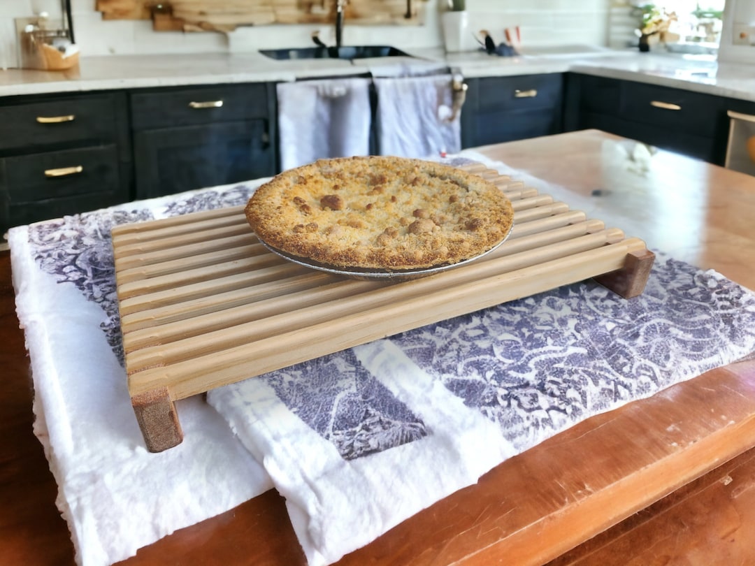 Handcrafted Wooden Pie, Serving, and Casserole Tray 9x15 Inch: Elegant ...