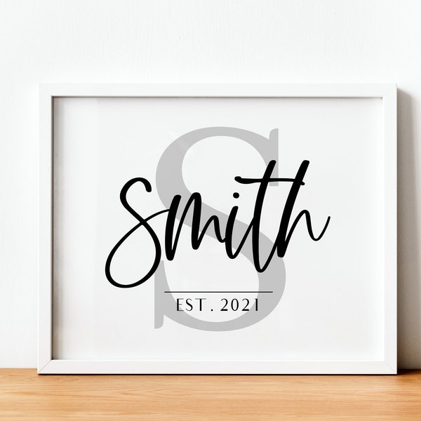 Last Name Decor - Etsy