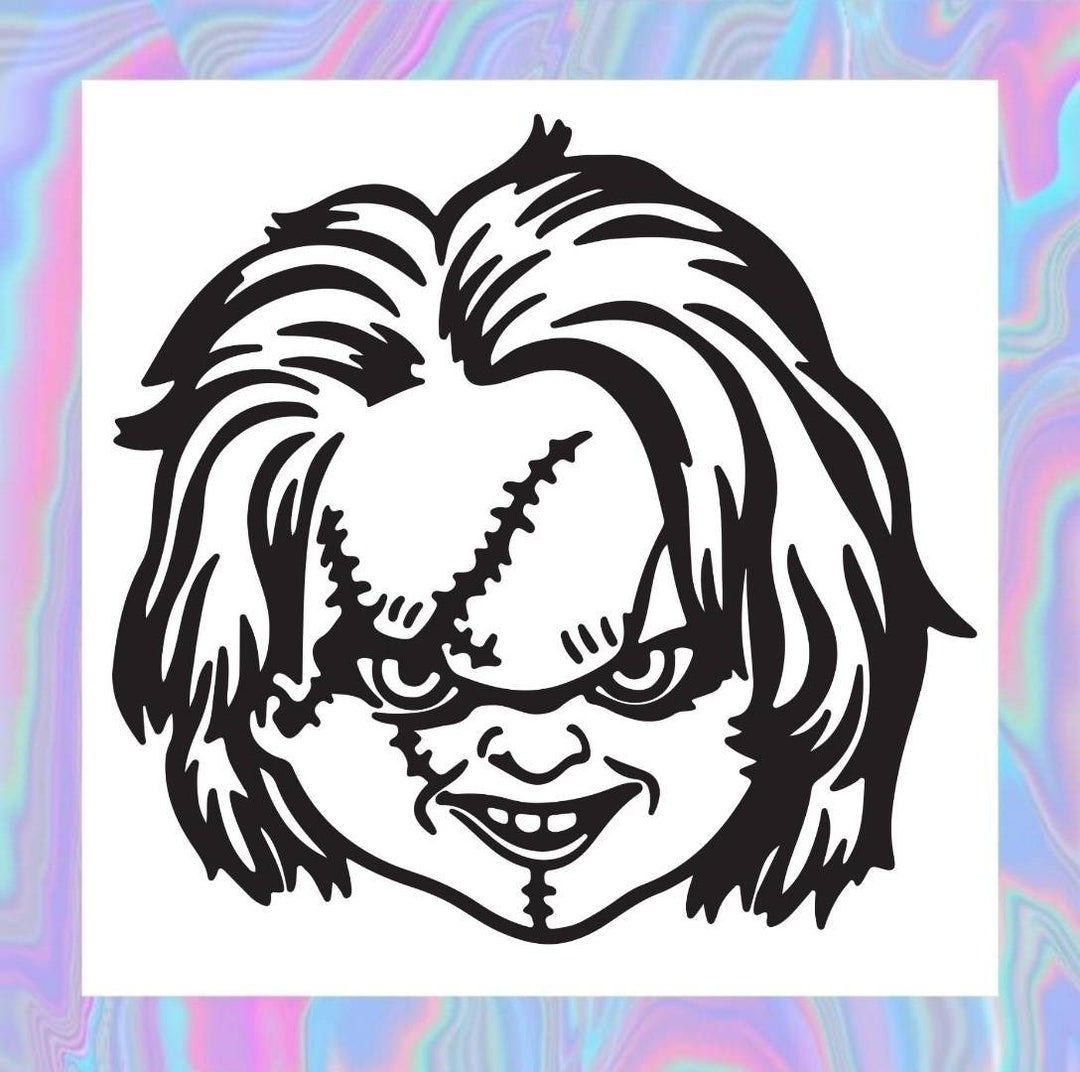 Chucky Themed Permanent Vinyl Decal - Etsy Australia