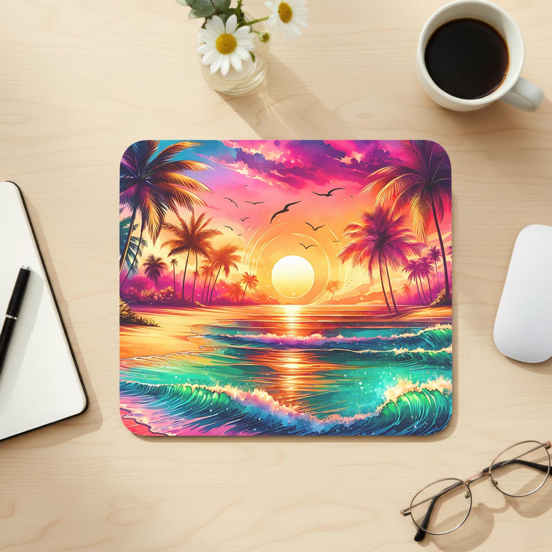 Sunset Mousepad, Sublimated Mousepad - Etsy
