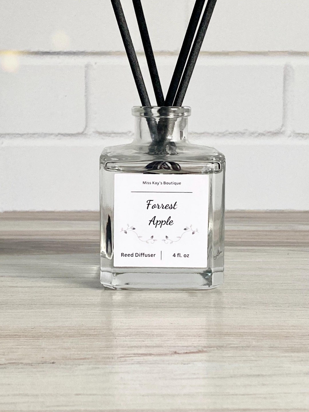 Forest Apple Reed Diffuser: Natural Evergreen Room Fragrance - Etsy