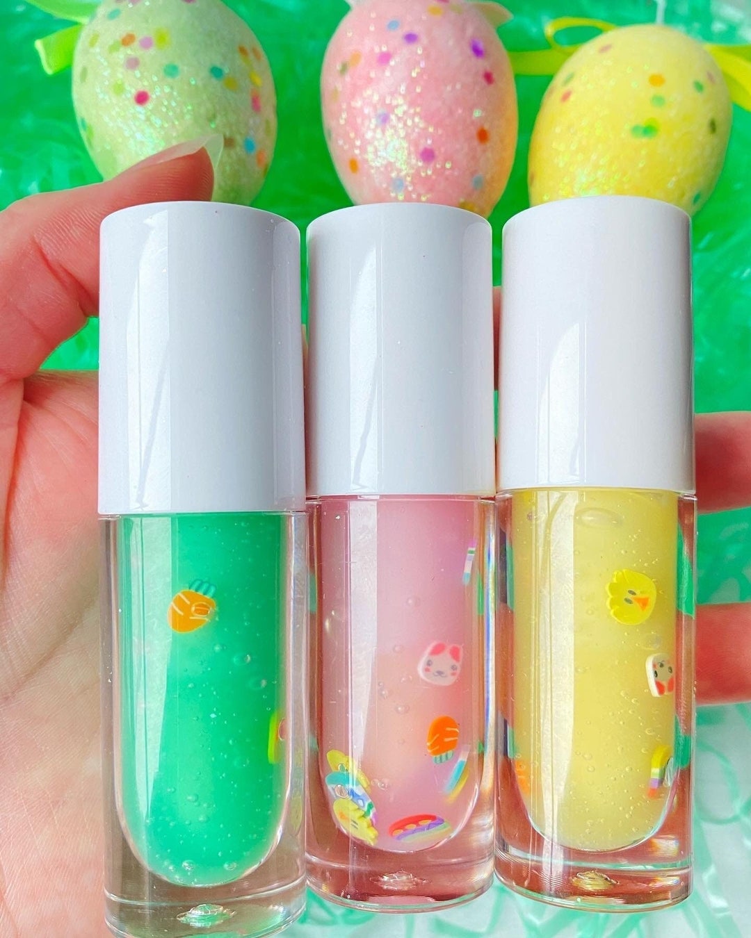 Easter Lip Gloss Bundle | Easter Basket Gift Stuffers | Flavored ...