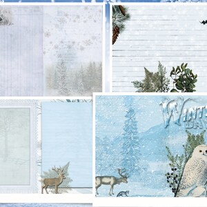 Winter Days Junk Journal Kit, Printable Digital - Etsy