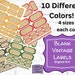 Blank Colored Labels With Vintage Background - Etsy