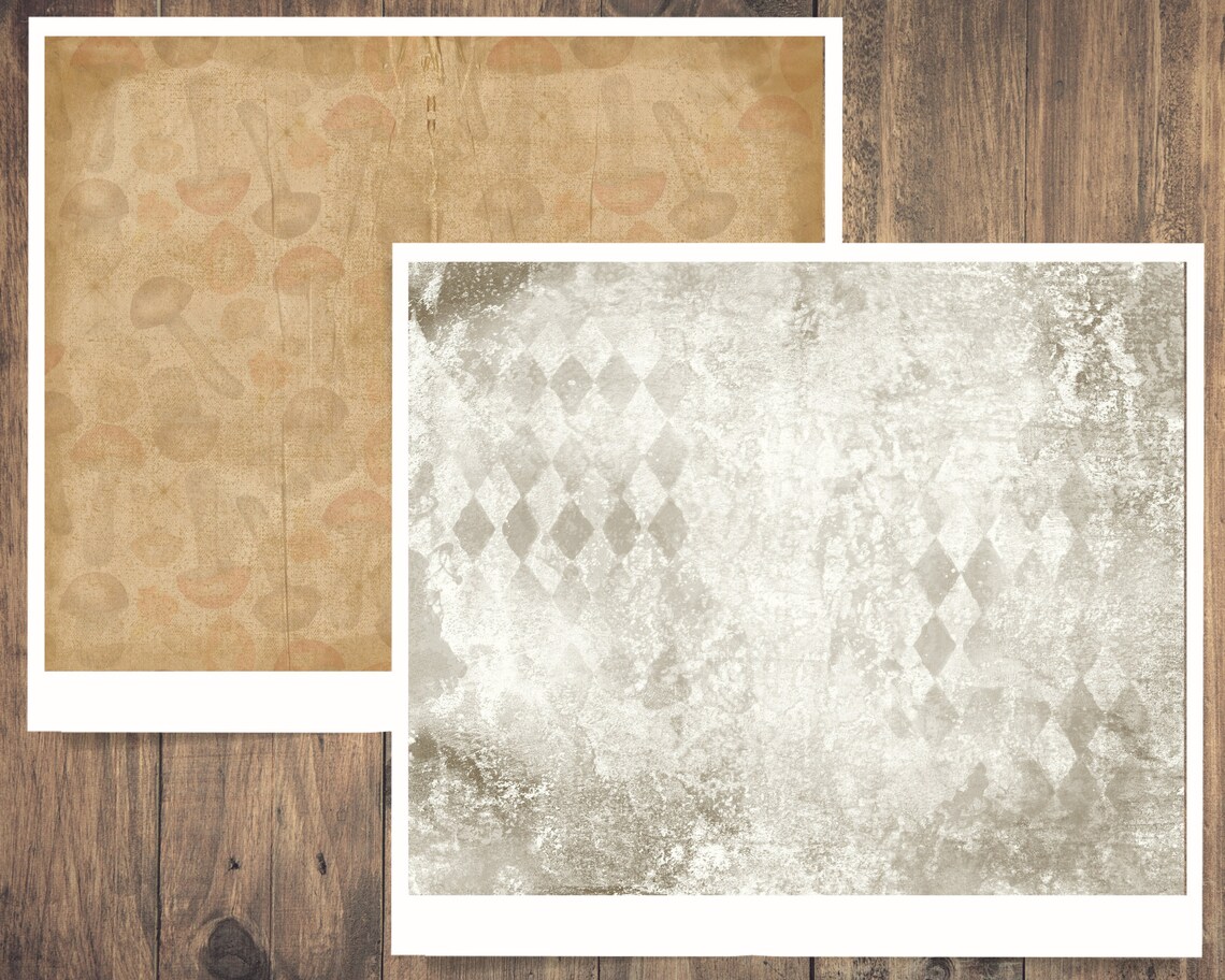 Backing Pages Vol. 2 Junk Journal Kit Printable Digital - Etsy