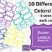 Blank Colored Labels With White Background - Etsy