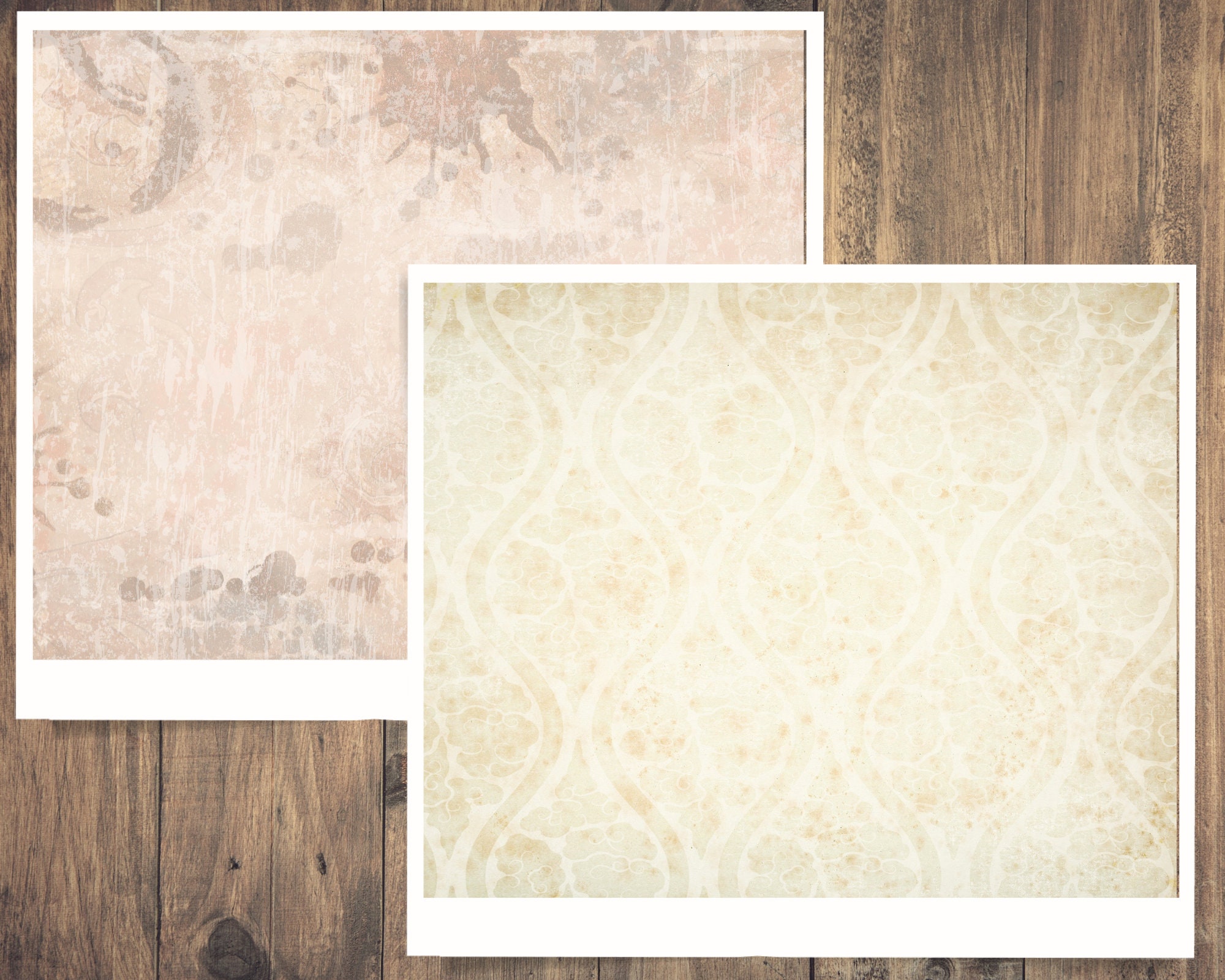 Backing Pages Junk Journal Kit Printable Digital - Etsy