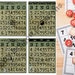 Vintage Style Bingo Cards, Printable Digital - Etsy