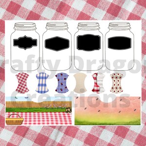 Picnic in the Park Junk Journal Kit, Printable Digital - Etsy