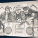 Beastie Boys Graphite Drawing - Etsy