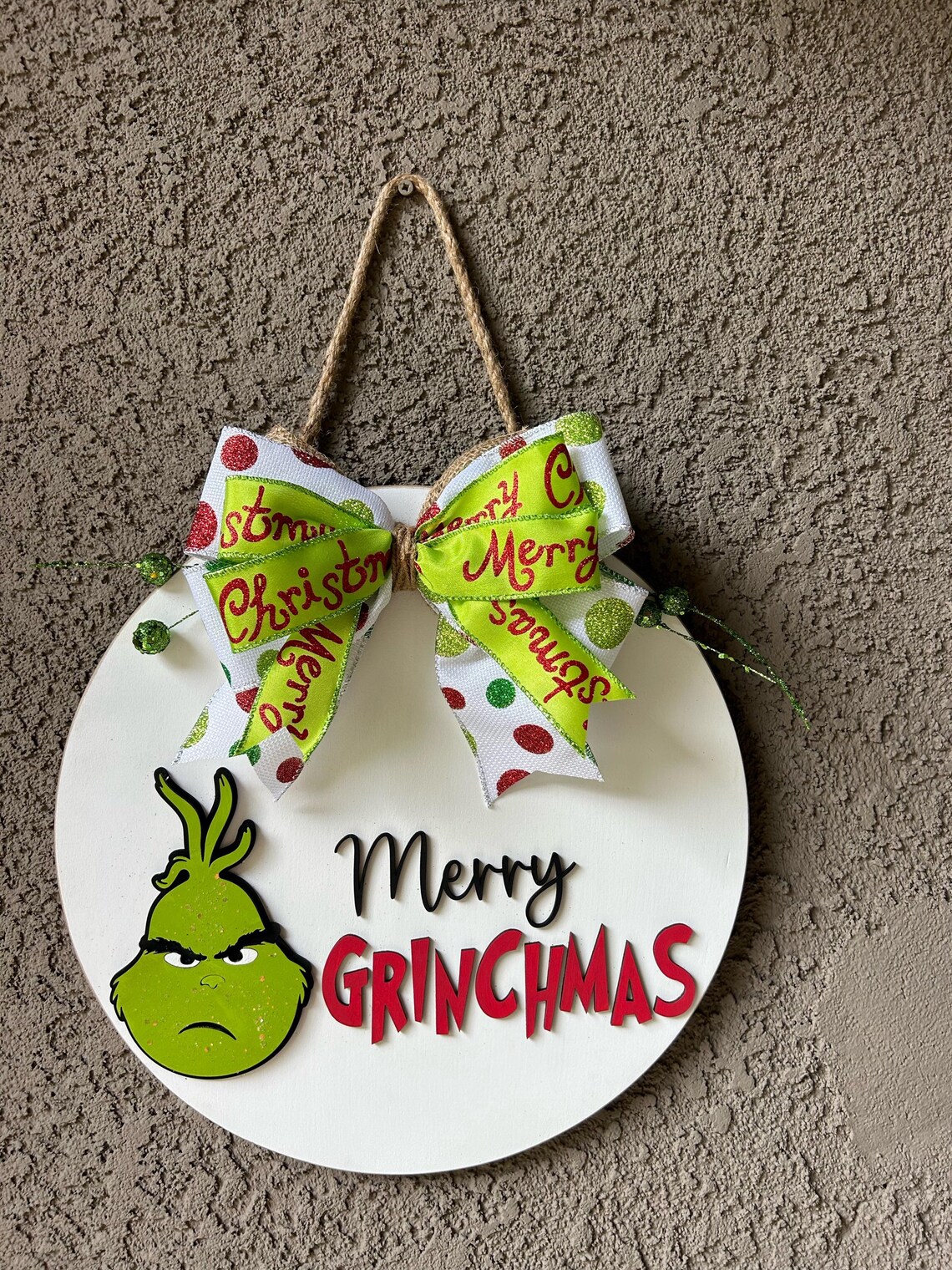 Grinch Wooden Sign - Etsy