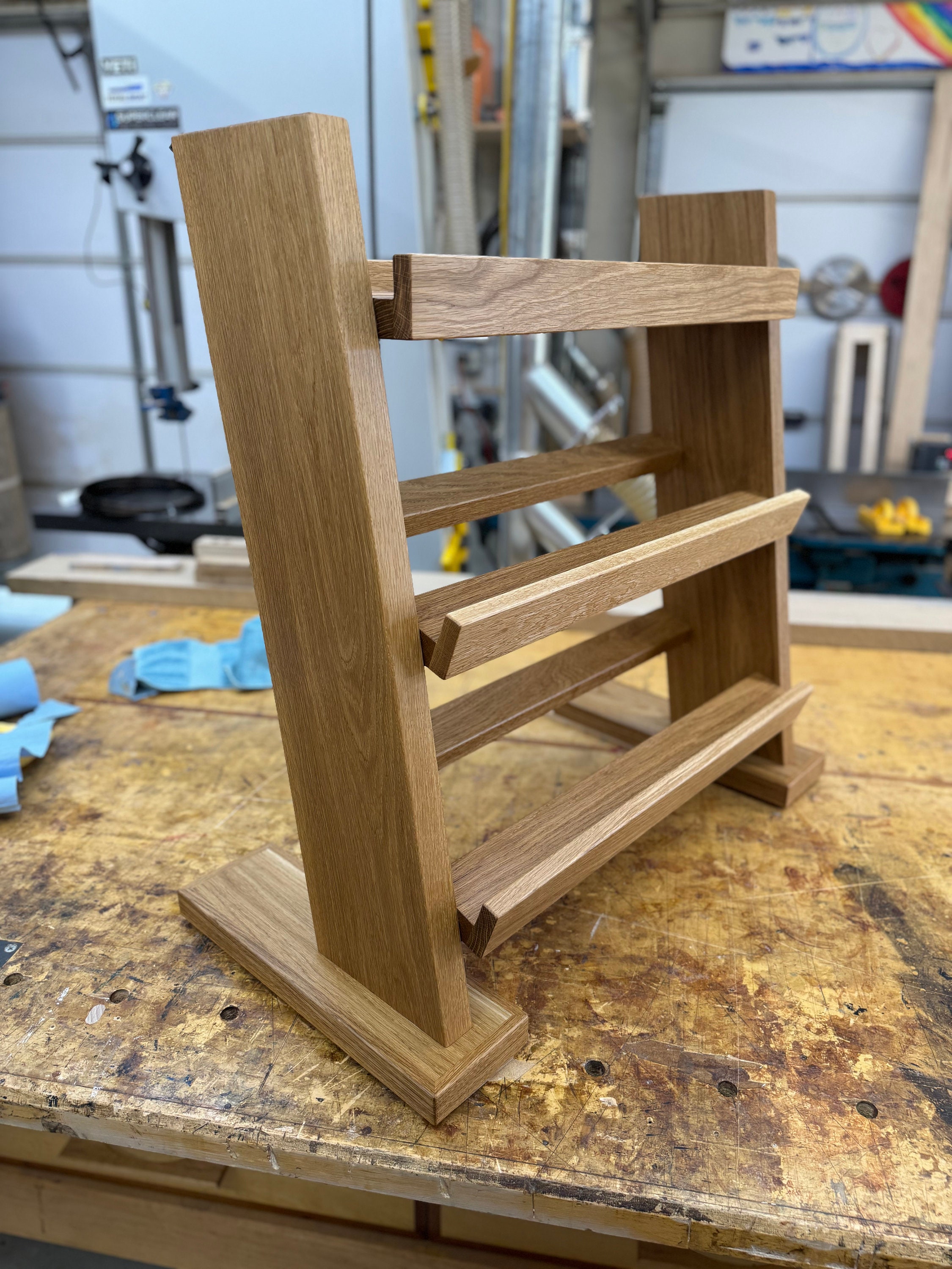 Maple Wood Weight Stand - Functional Elegance for Your Workout Space - Etsy