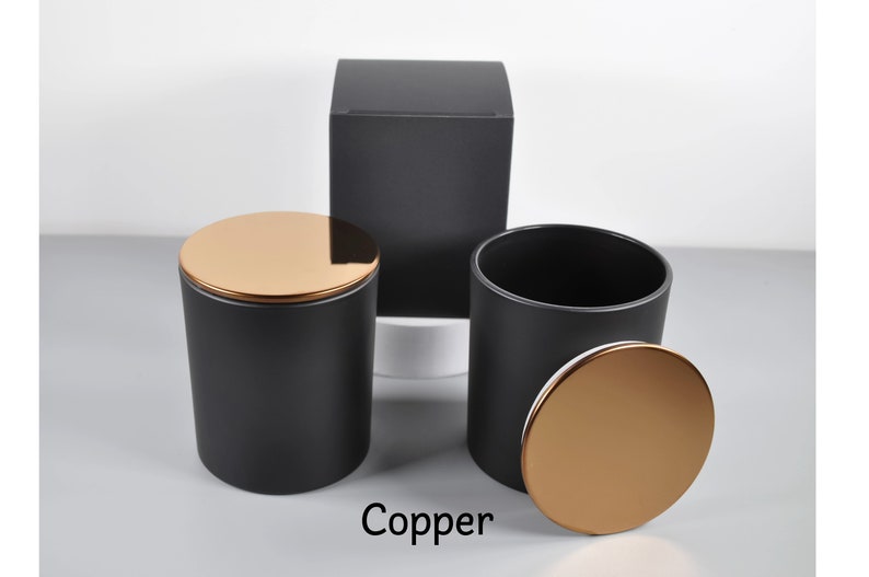 Copper Flat Top Metal Lids - Etsy