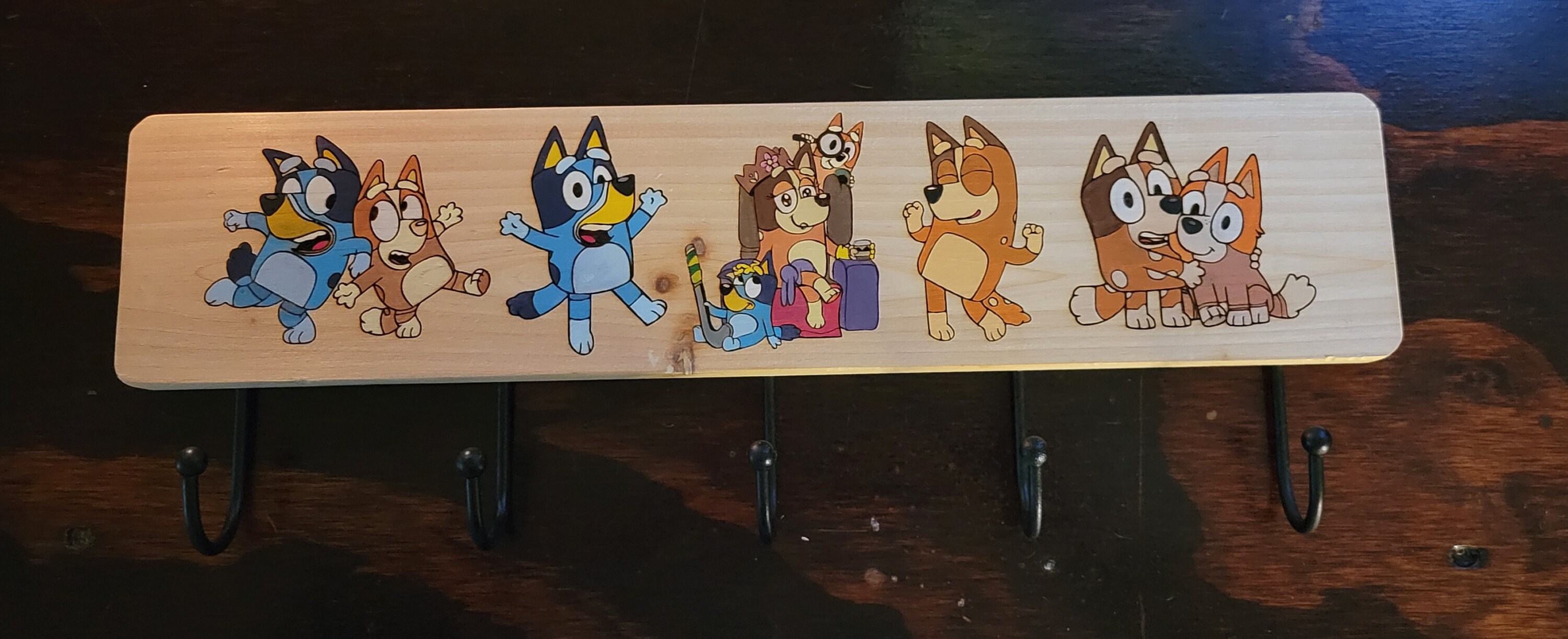 Bluey Characters Hanger - Etsy
