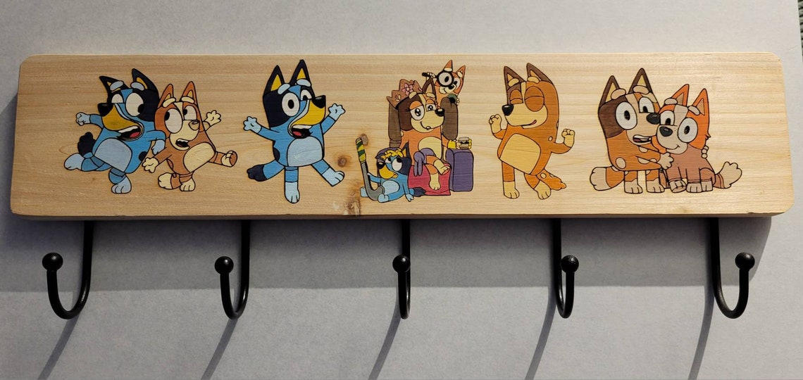 Bluey Characters Hanger - Etsy