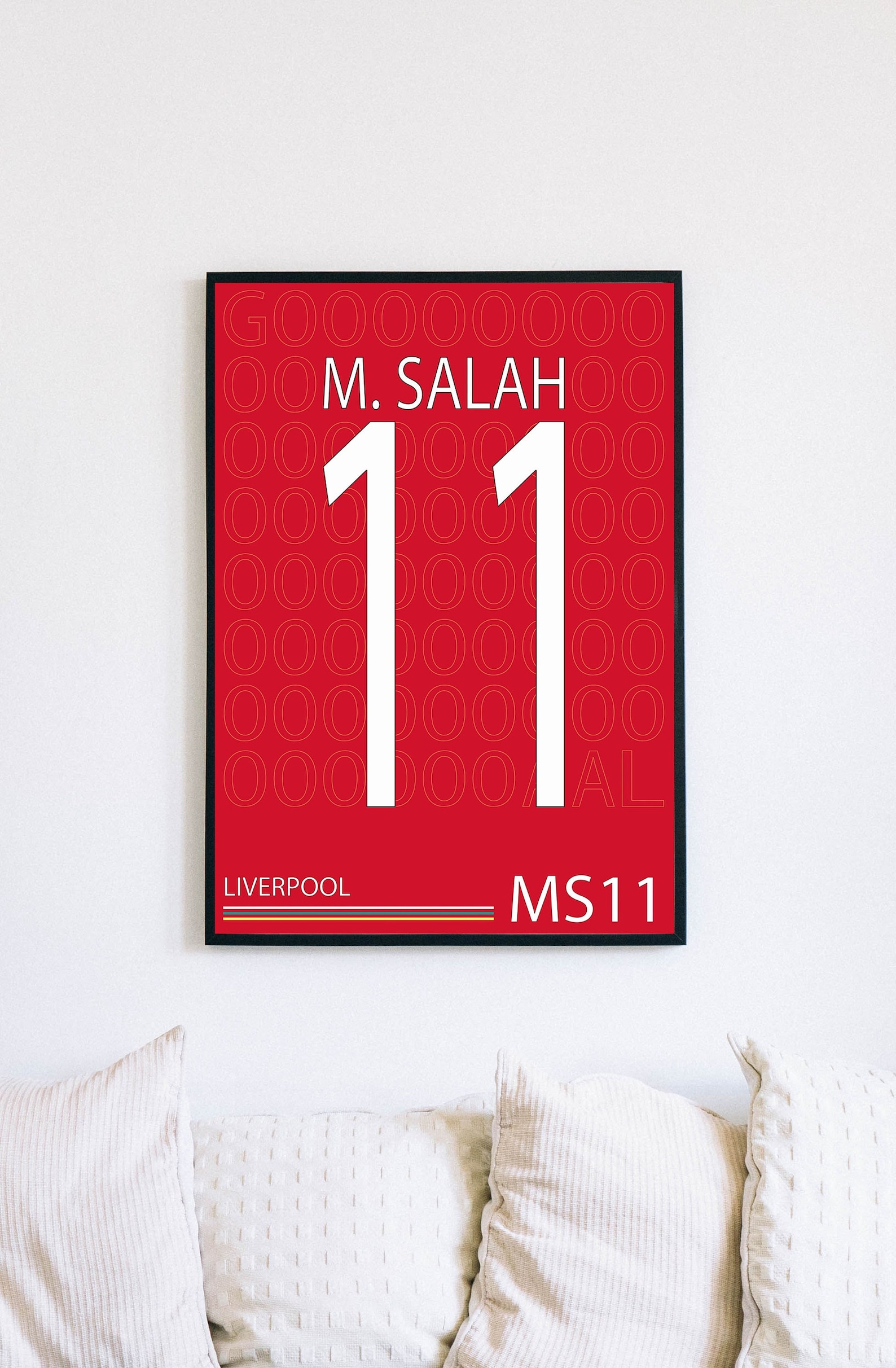 Mohammed Salah Poster Digital Download Liverpool Wall Art LFC Football ...