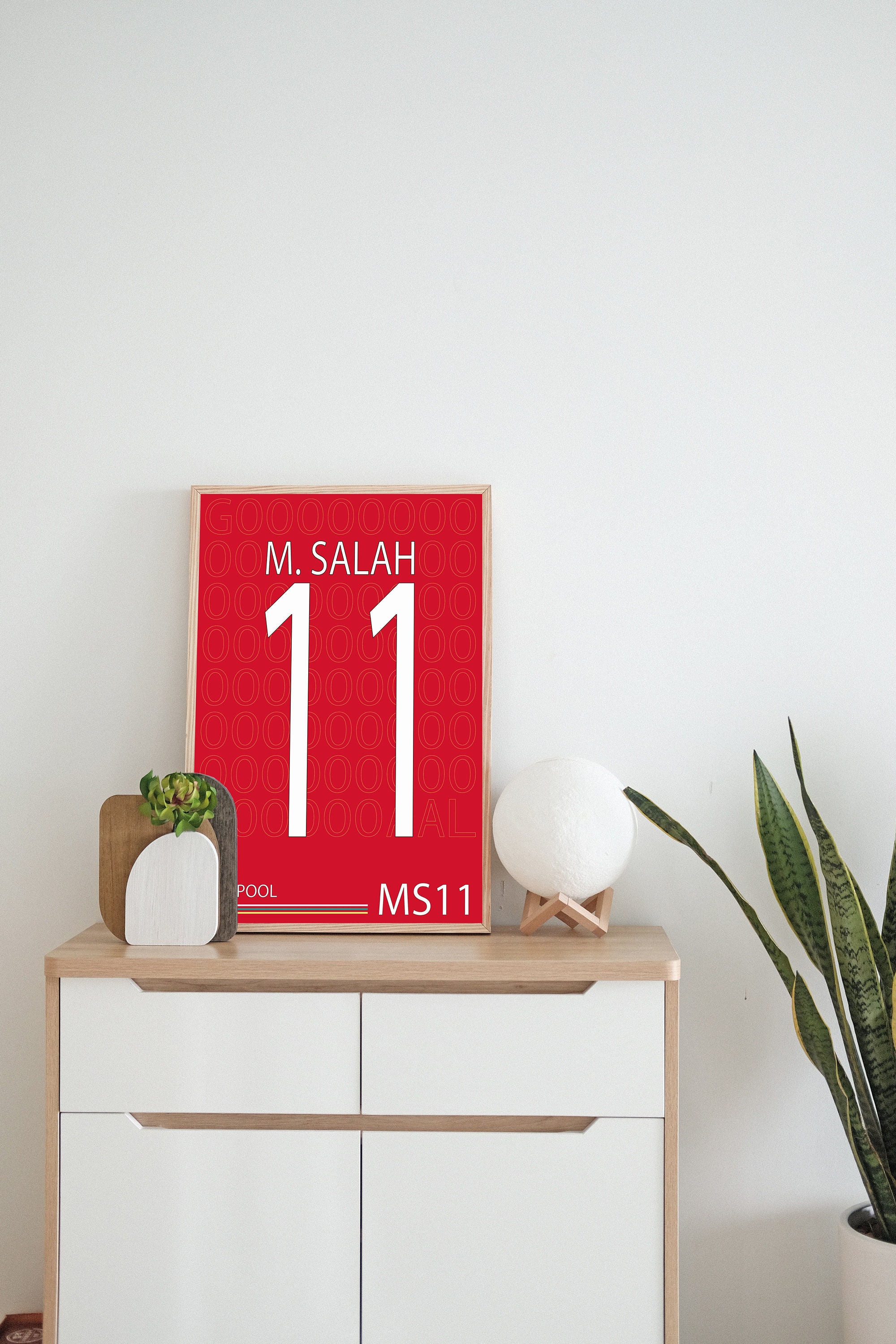 Mohammed Salah Poster Digital Download Liverpool Wall Art LFC Football ...
