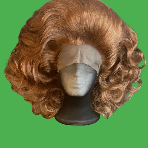 Big Curly Updo With Sculpted Bang Styled Lace Front Drag - Etsy