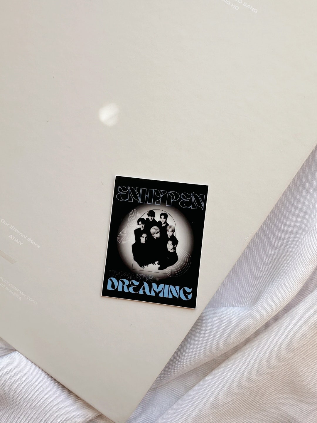 ENHYPEN Group Poster Style Sticker Subtle Kpop Sticker - Etsy