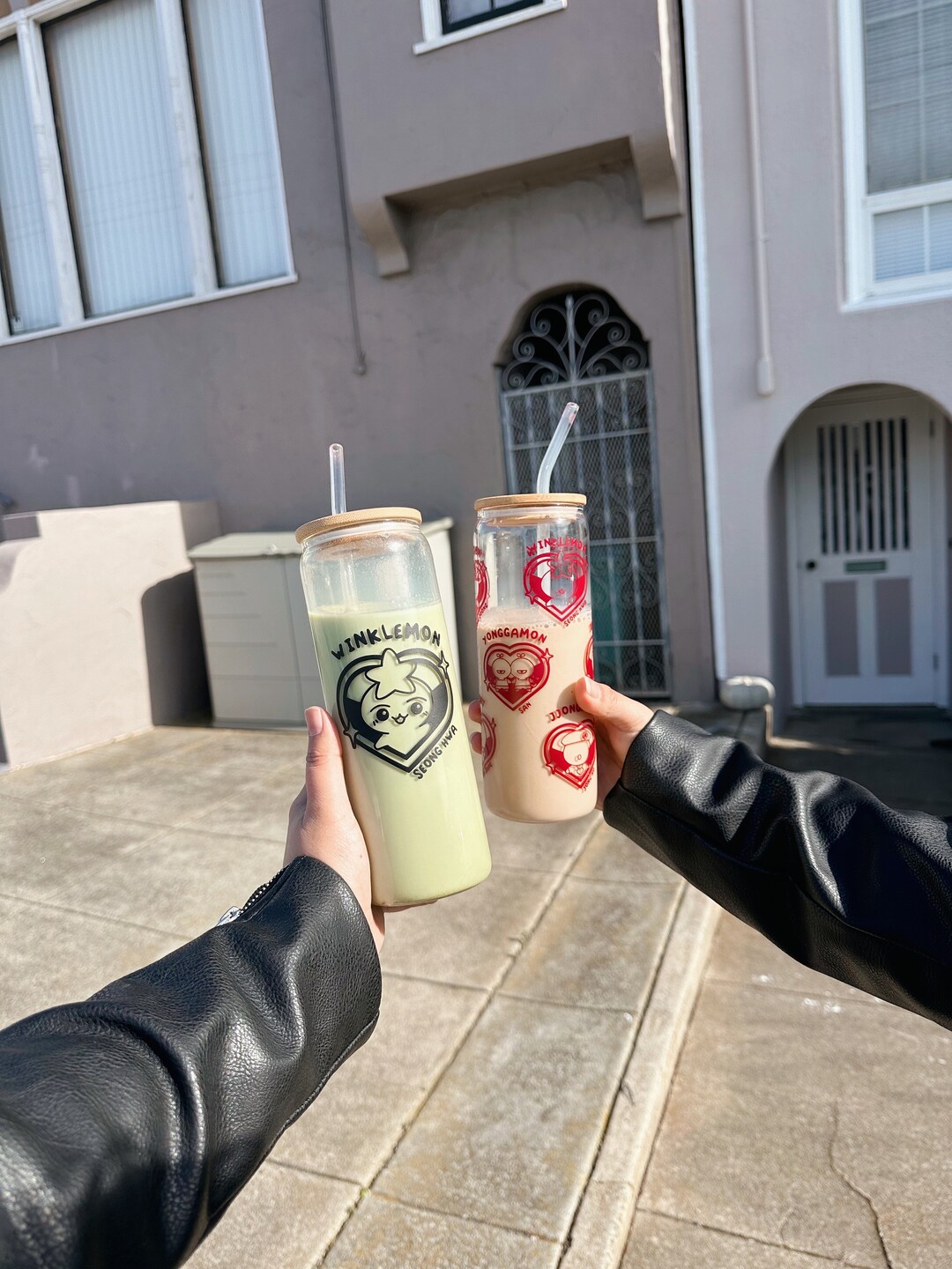 ATEEZ TEEZMON Inspired Beer Can Cup Kpop Cup With Glass Straw 25oz - Etsy