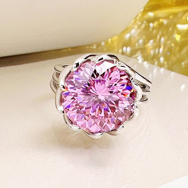 Cubic Zirconia Engagement Ring - Etsy