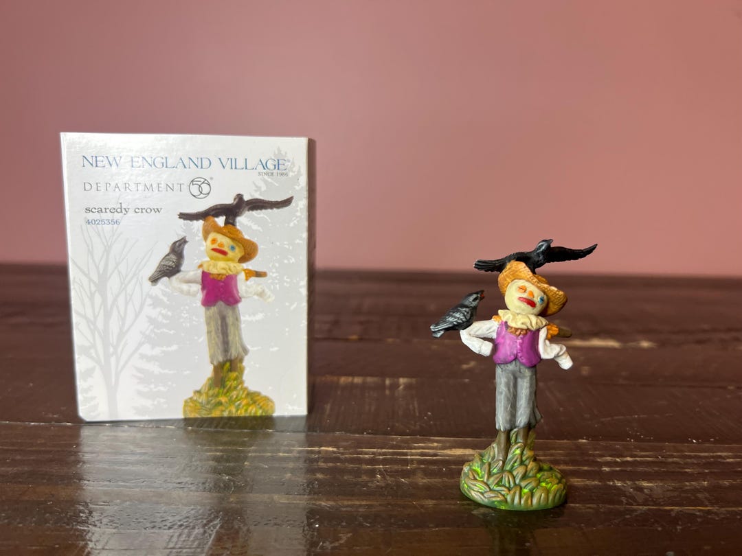 Dept 56: Scaredy Crow, New England Village Series, Department 56 ...