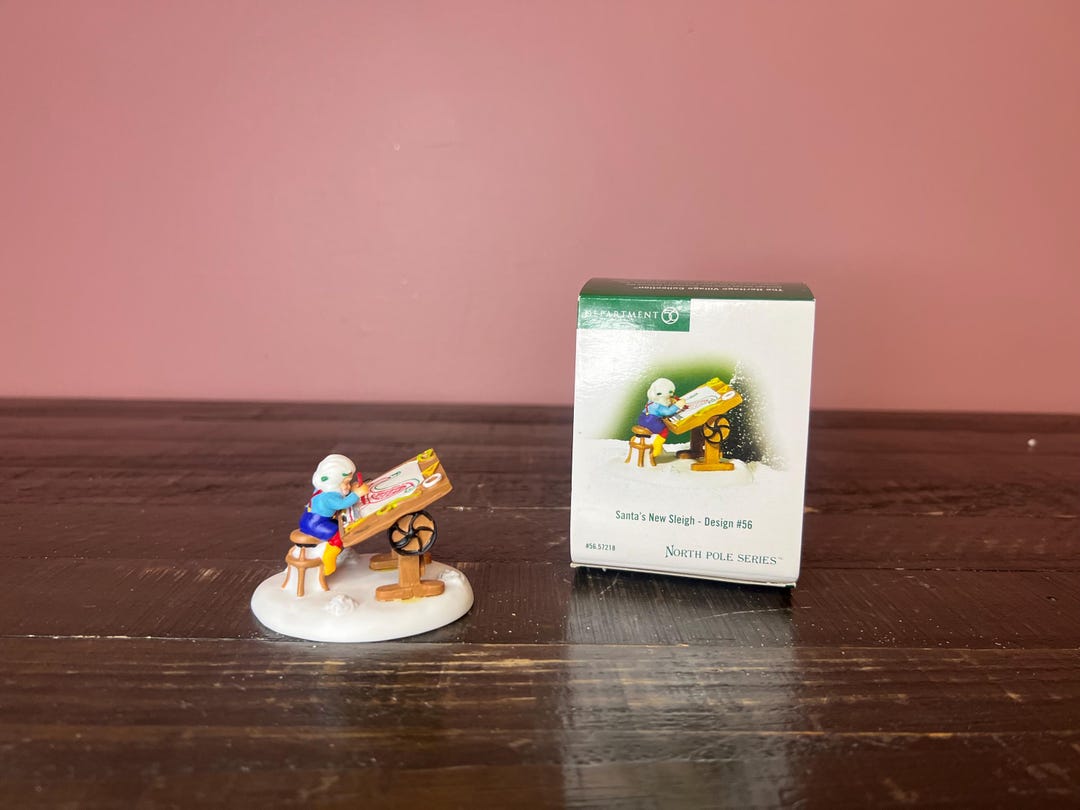 Dept 56: Santa's New Sleigh - Design #56 - North Pole Series ...