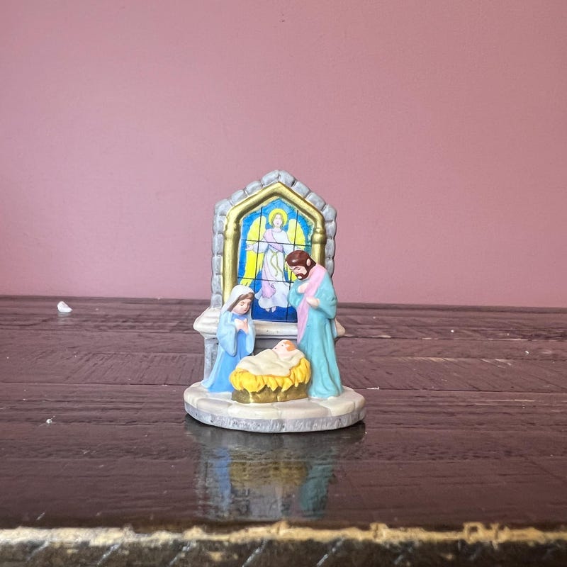 Vintage Dept 56 Nativity - Etsy