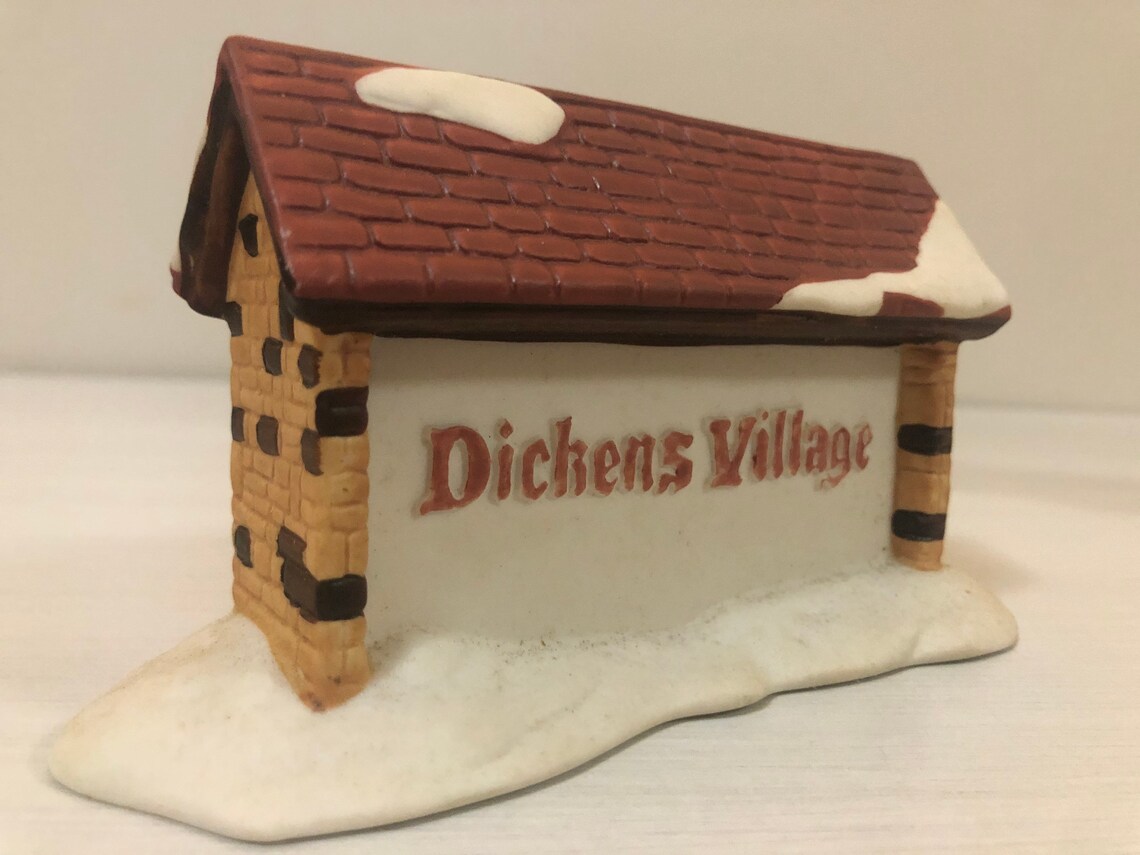 Dept 56: Dickens' Village Sign- Dickens' Village Collection ...