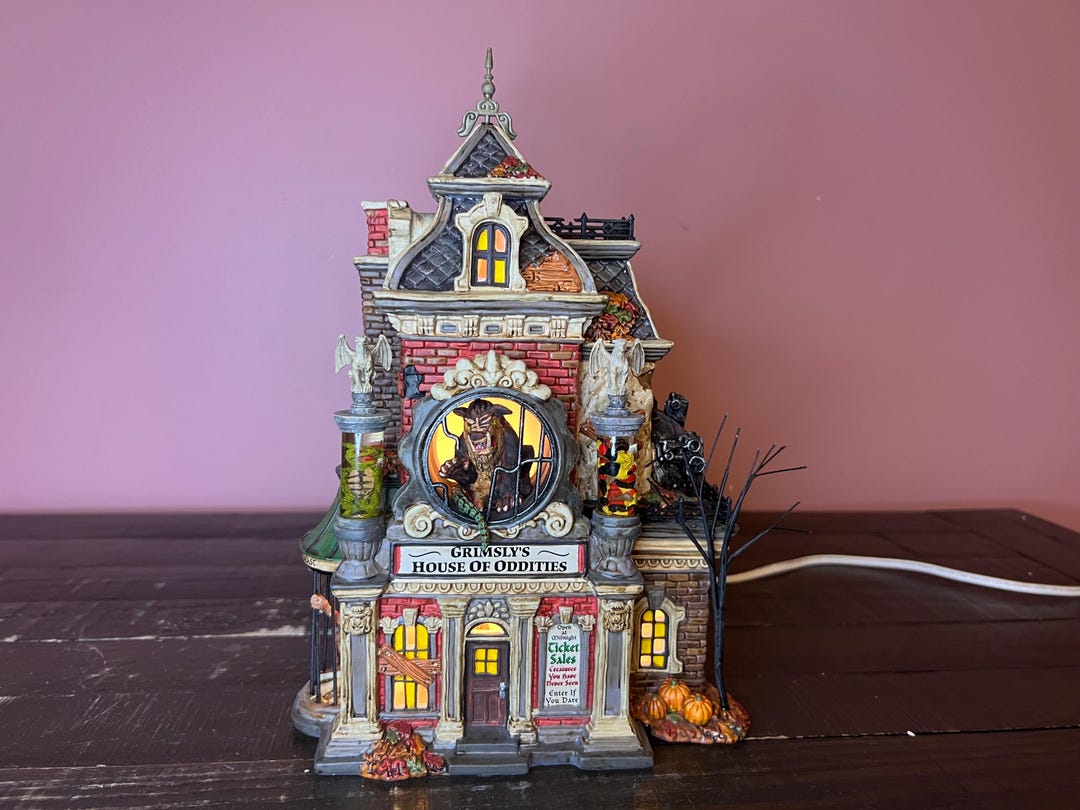 Dept 56: Grimsly's House of Oddities - Snow Village Halloween Series ...